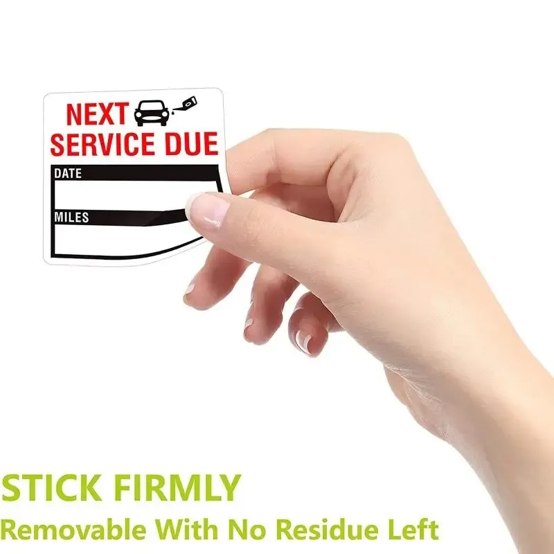 DHgate.com:150Pcs Oil Change Reminder Stickers Roll, Auto Maintenance ...