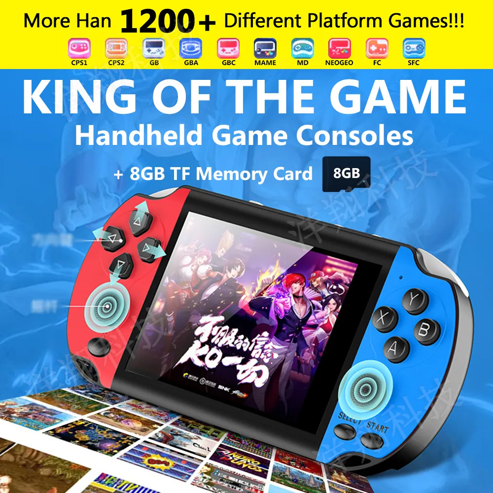 X7 Plus Handheld Game Console 3.5-Inch HD Screen Portable Audio Video ...
