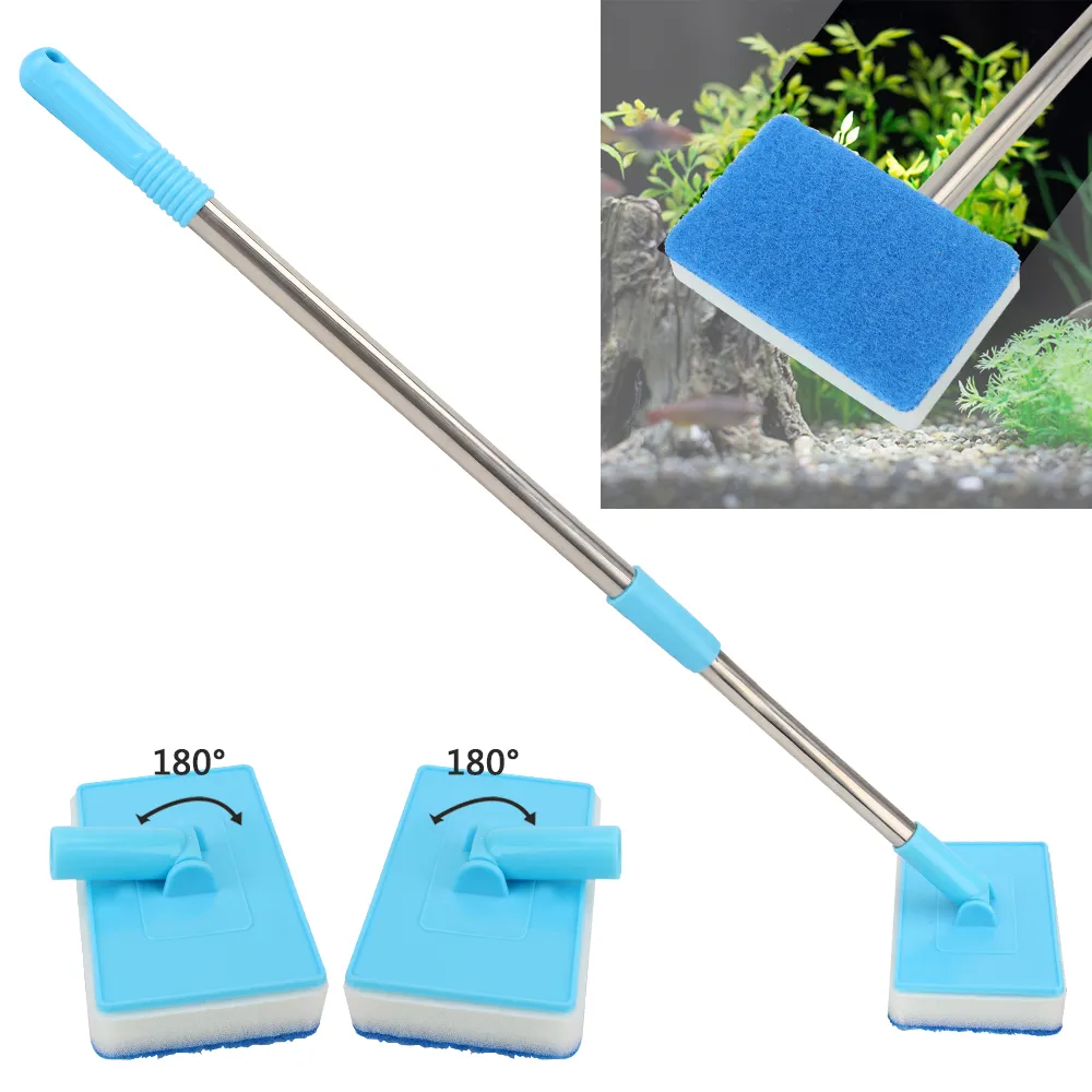 Wholesale Aquarium Brush Cleaner, Double Sided Sponge Cleaning Brush ...