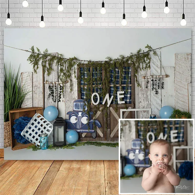 Photography Backdrop 5x7 ft Vinyl Birthday Cake Theme for Newborn and ...