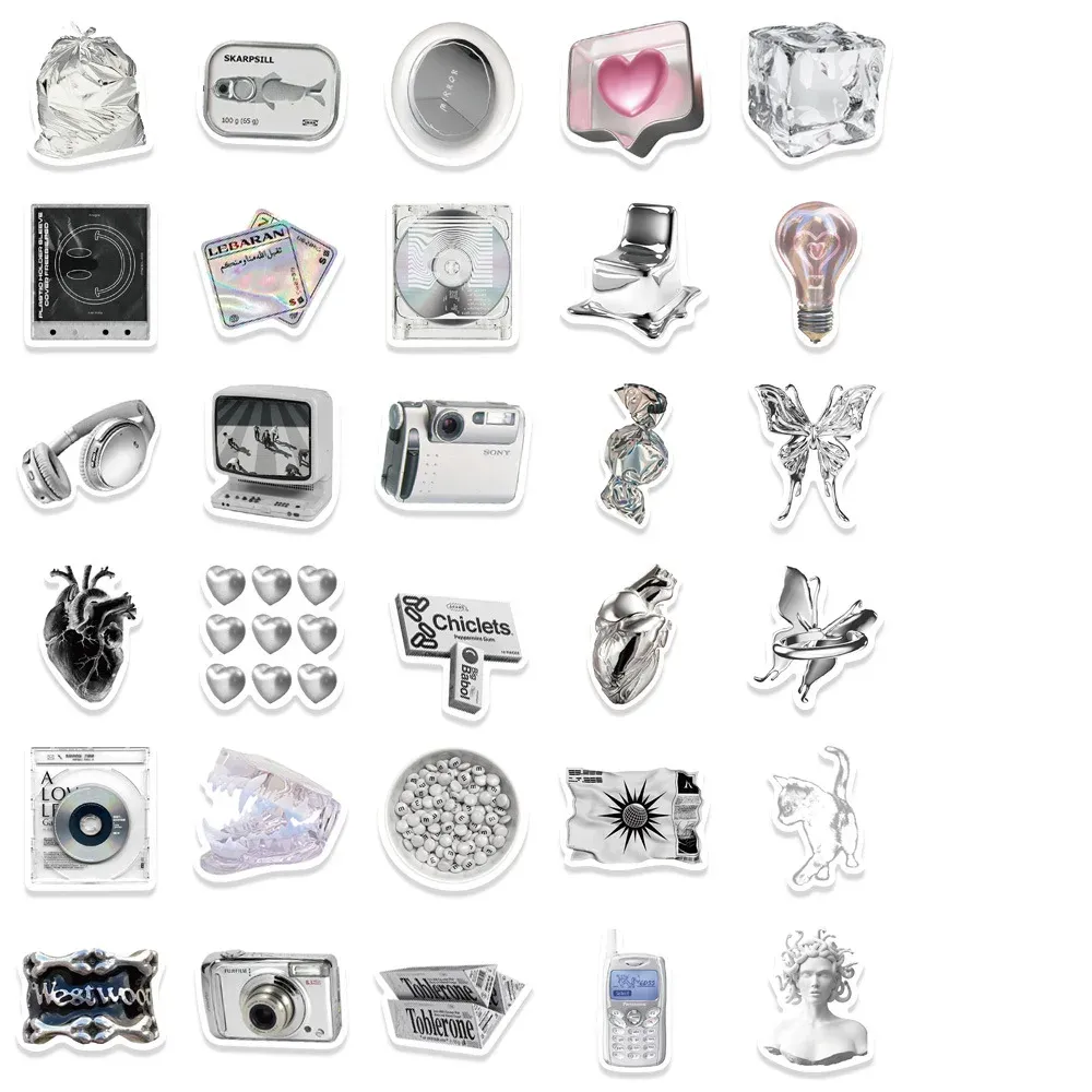 DHgate.com:"Silver Laser Waterproof Graffiti Stickers: 11/33/66 Packs ...