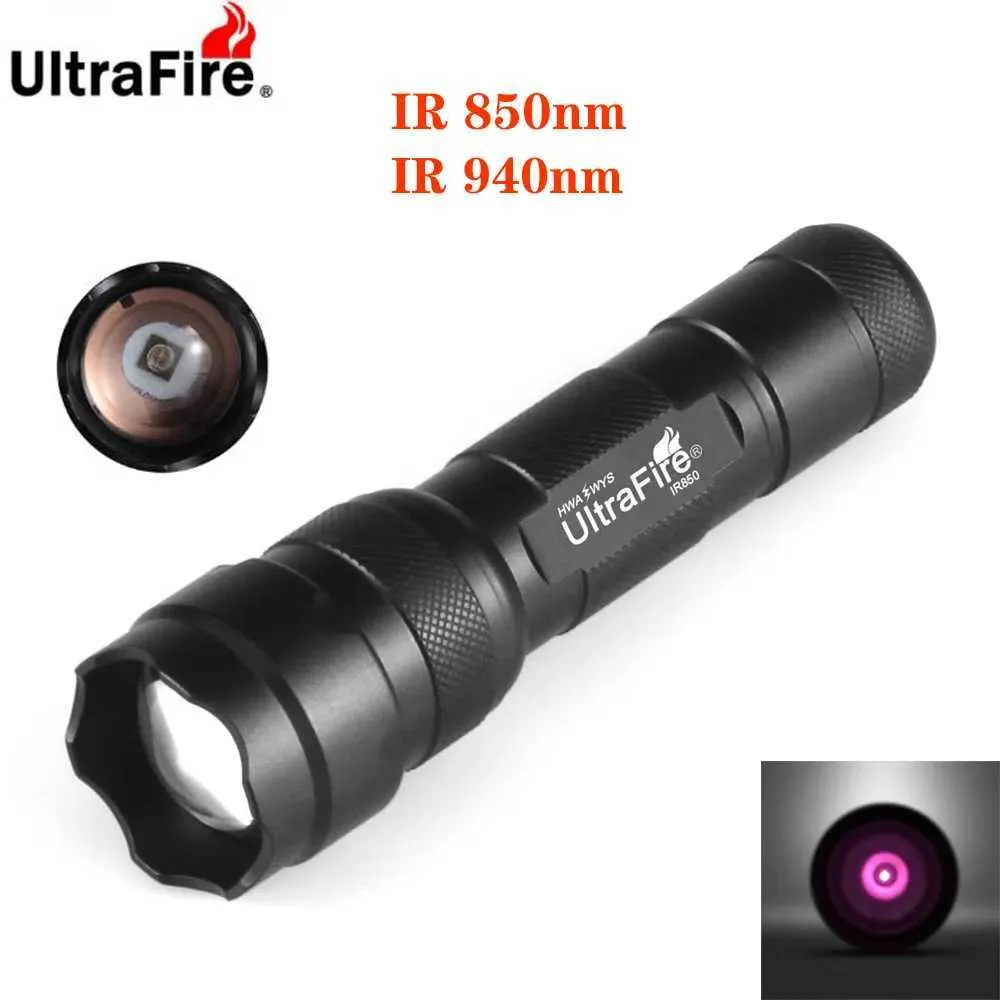 TraFire WF 502B Infrared Zoab Night Vision Ultrafire Flashlight With ...