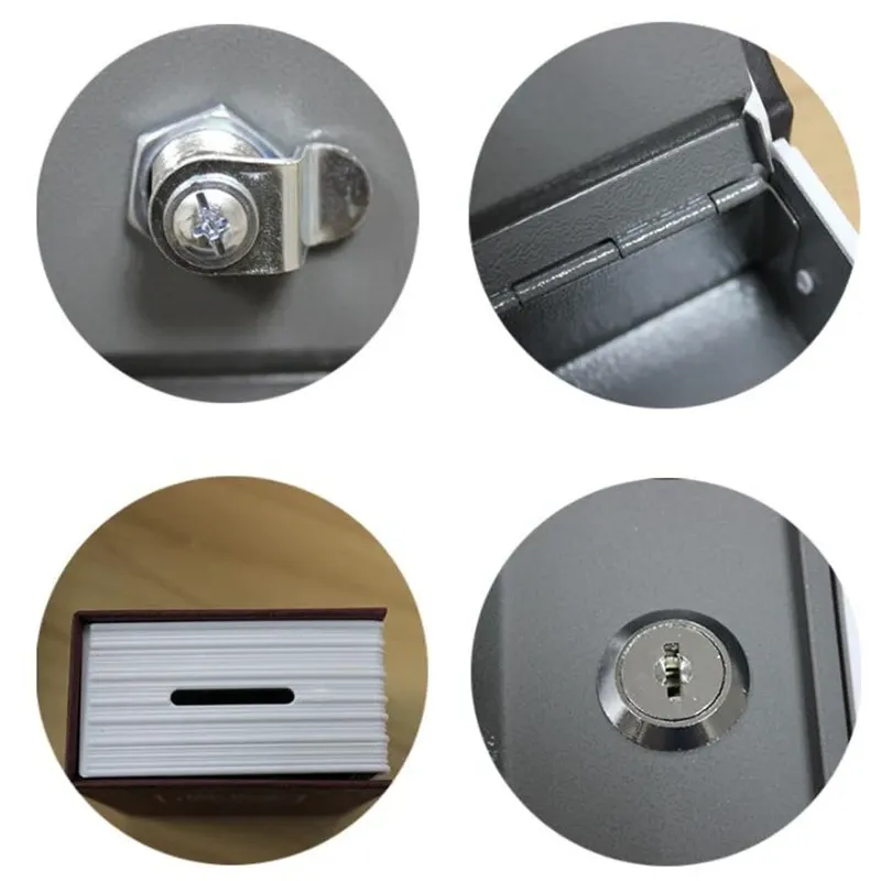 Safe Piggy Bank Book Style Coin Storage Box With Key Lock Novel Money ...