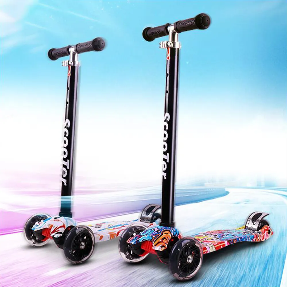 DHgate.com:Foldable 3-Wheel Light-Up Kick Scooter for Toddlers ...