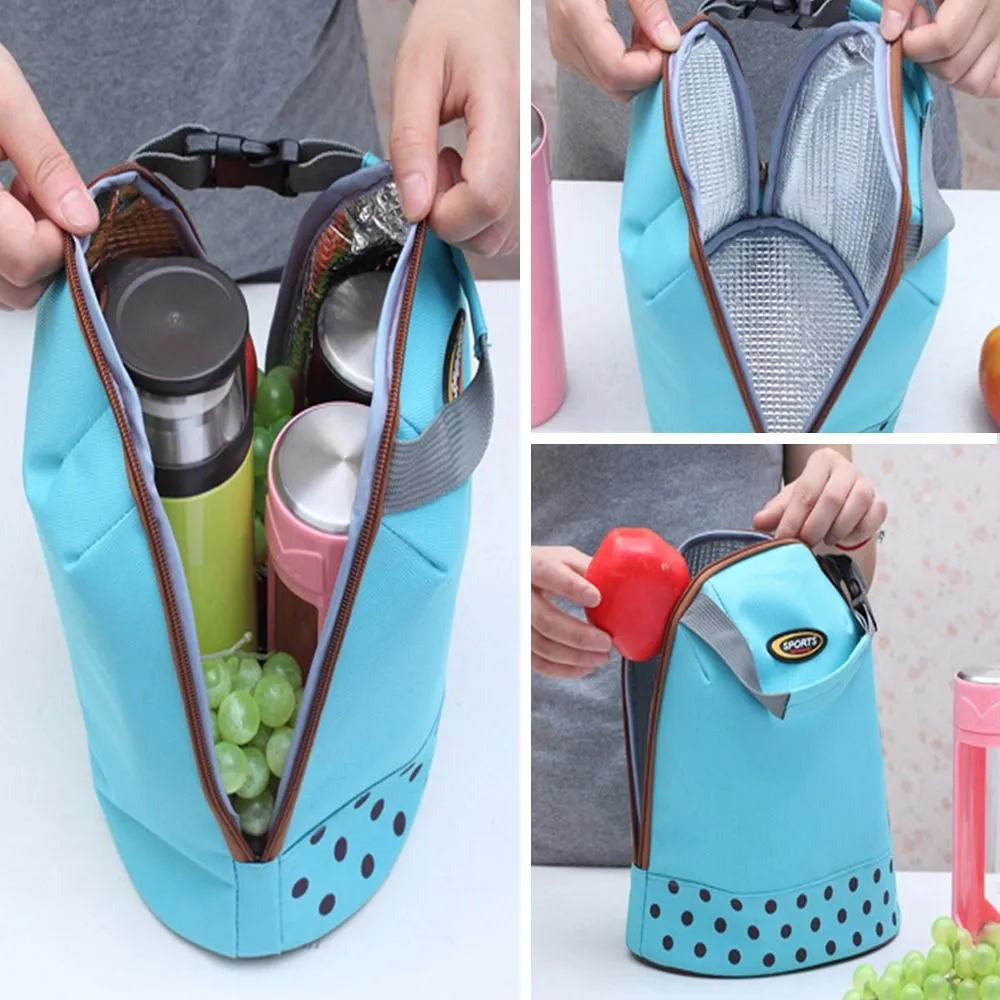 Portable Insulated Lunch Bag with Ice Pack - Thermal Food Carrier, Best ...