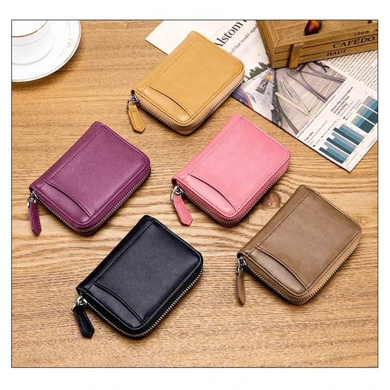 Small Ladies Wallets: Premium RFID Blocking Mini Wallet Coin Purse ...