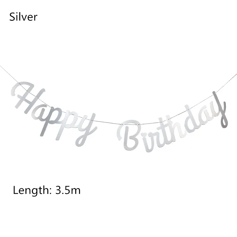 Happy Birthday Banner Garland Temas Múltiples, Baby Shower ...