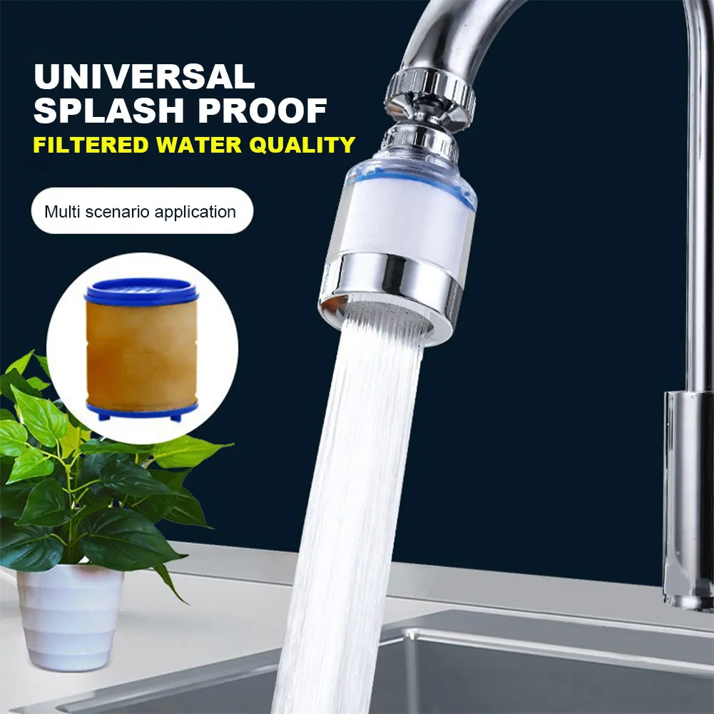 360° Rotating Faucet Water Purifier Sprayer Head - Water Saving Kitchen ...