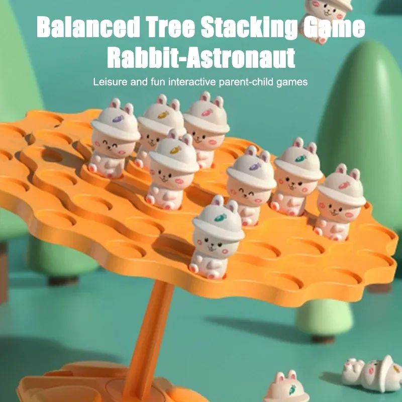 DHgate.com:Balancing Rabbit Astronaut Board Game - Stacking Toy for ...