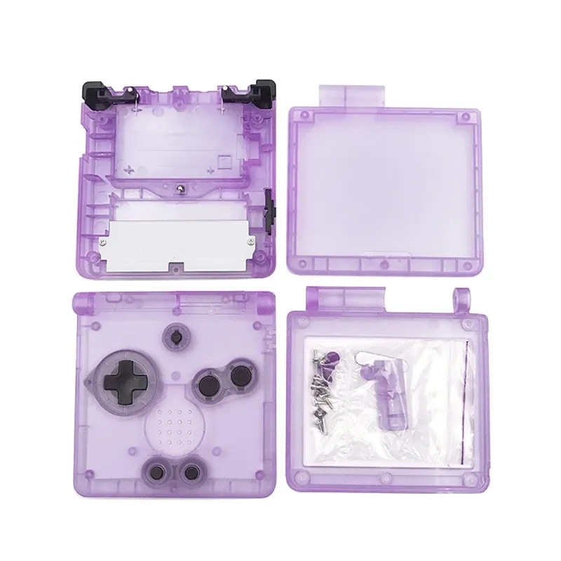 Clear Transparent Shell Case Replacement For Gameboy Advance SP Console ...