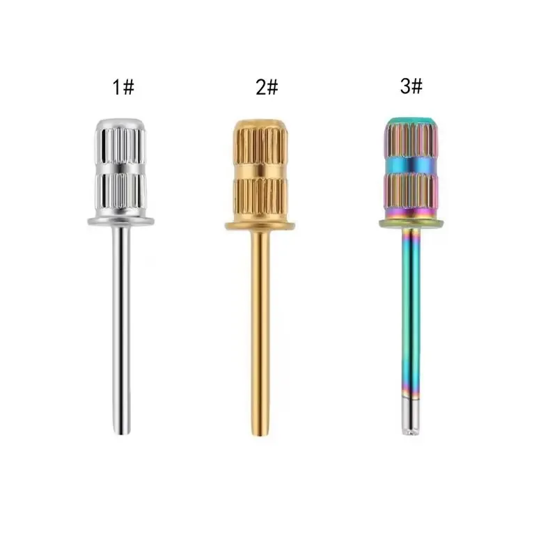 Nail Drill Mandrel Bit Set - 3/32 Shank for Sanding Bands, Professional ...
