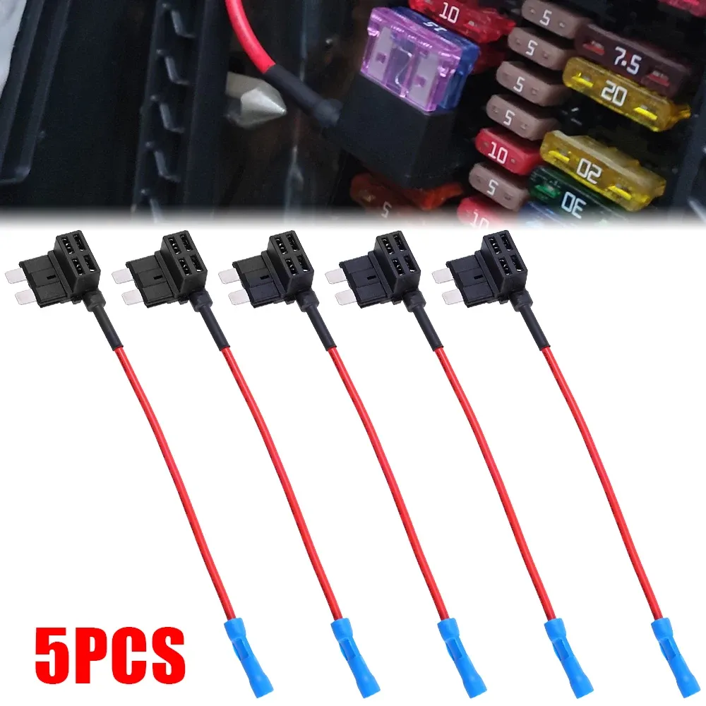 Mini Car Fuse Holder Tap Adapter for Micro Mini Standard ATM Blade ...