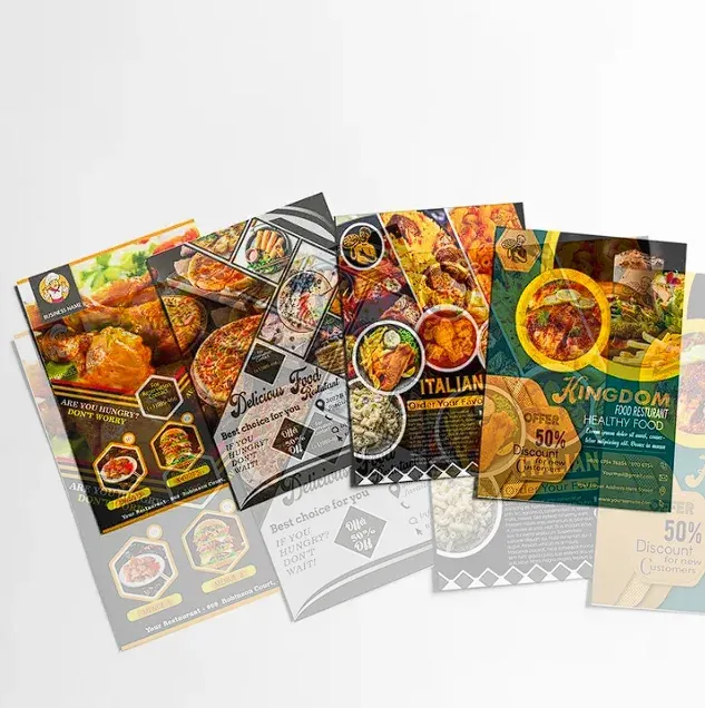DHgate.com:Custom A5 A6 Takeaway Food Menu Flyers Printing Service, 100 ...
