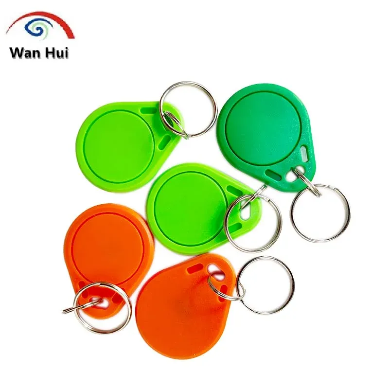 RFID Key Fobs 13.56 MHz 1K S50 Rewritable ISO14443A Keychain Tags for ...