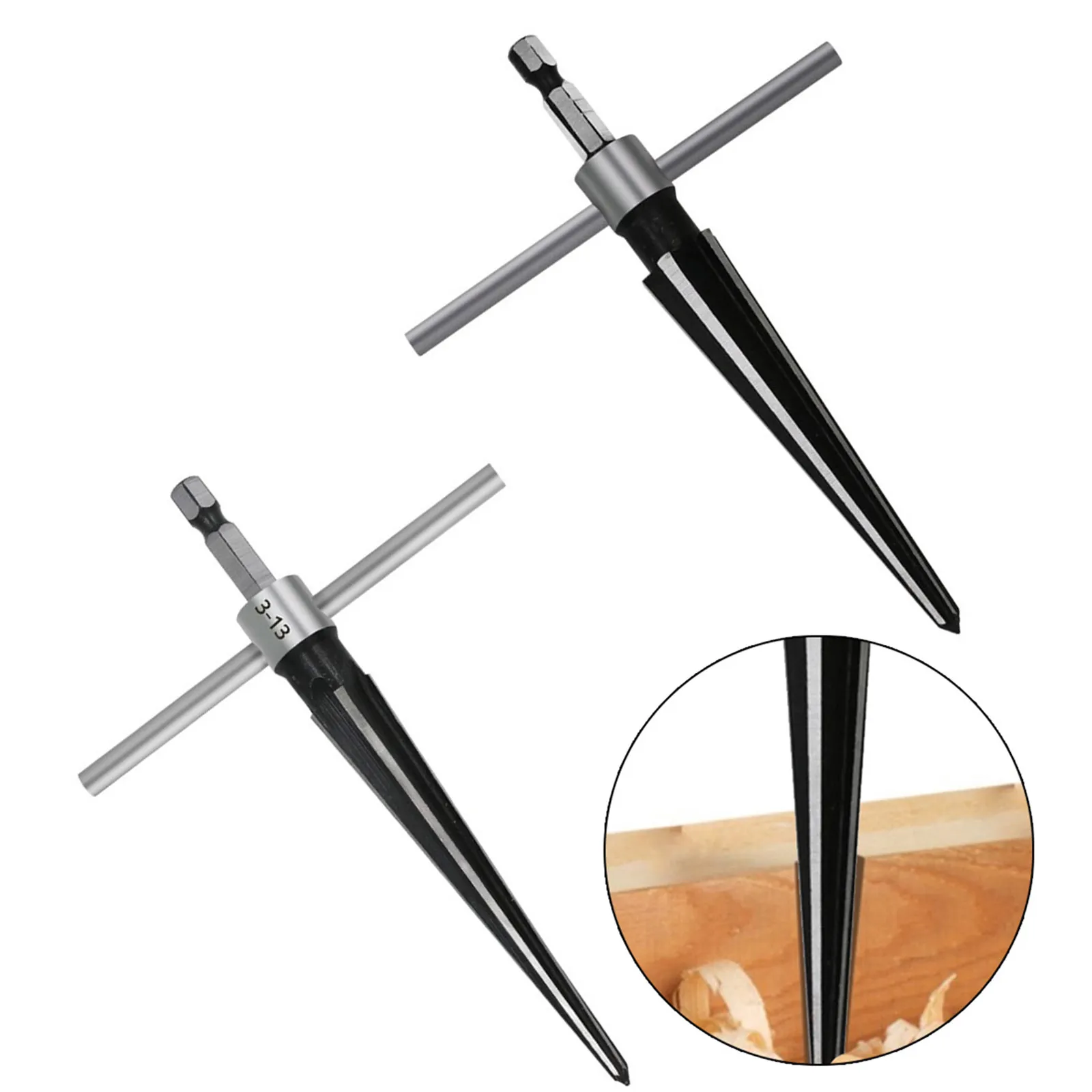 Taper Reamer Hand Tool, 5-16mm and 3-13mm, for Deburring and Enlarging ...