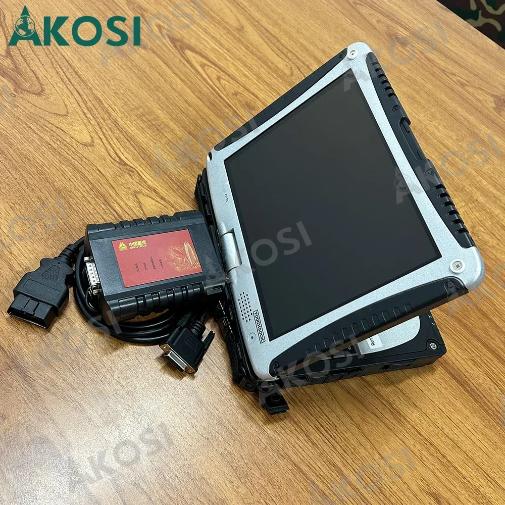 DHgate.com:CF19 Laptop+Tool 2024 Sinotruk Diagnostic Tool for HOWO, A7, T7H, Sitrak, Hohan ...