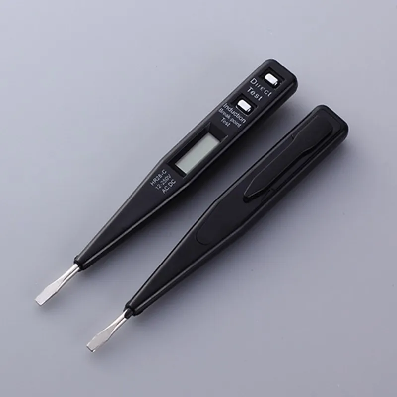 Electric Indicator Voltage Meter Tester Pen Digital Voltmeter 12V-250V ...