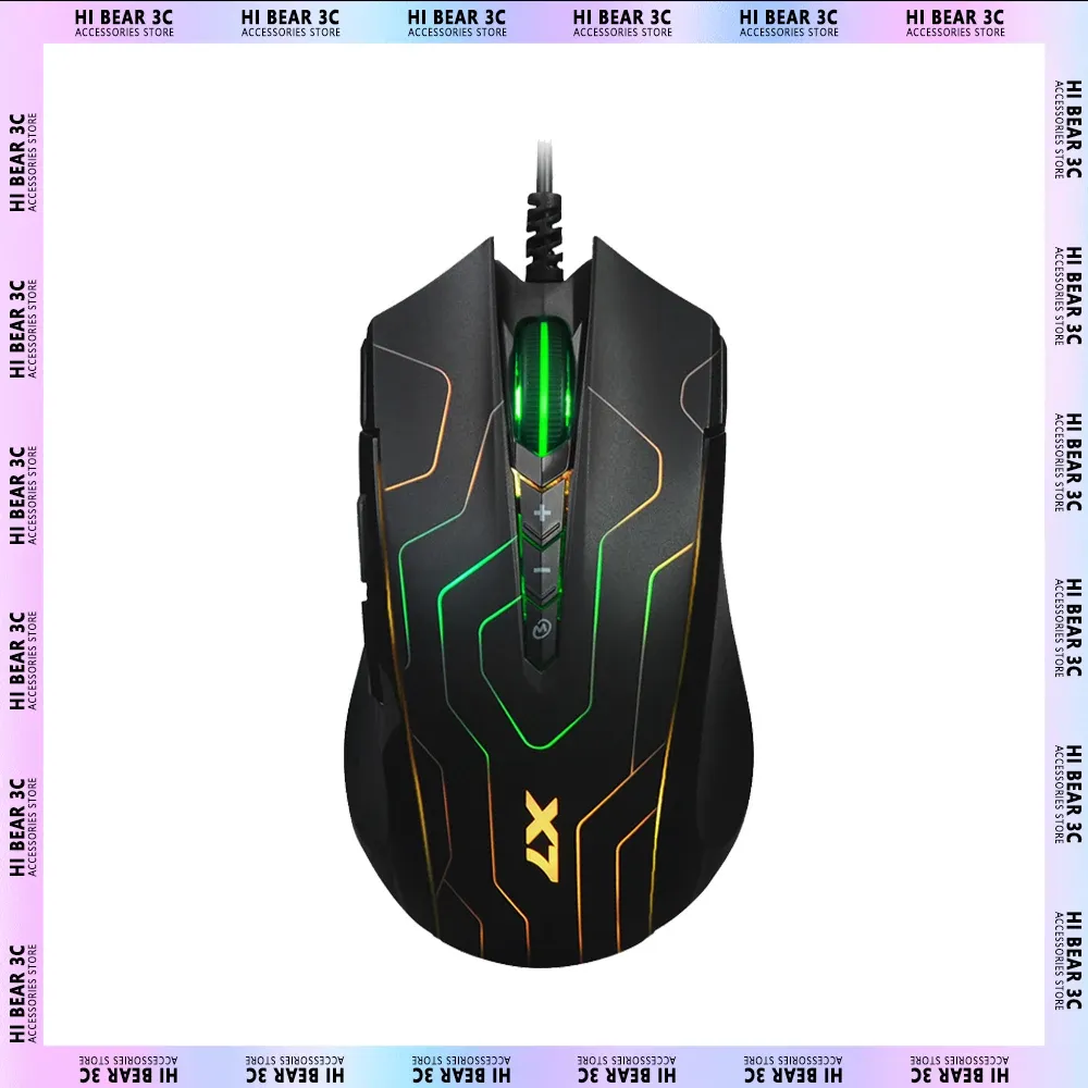 Bloody X7 Gaming Mouse: Dynamic RGB, Low Delay, Ergonomic Wired Mouse ...