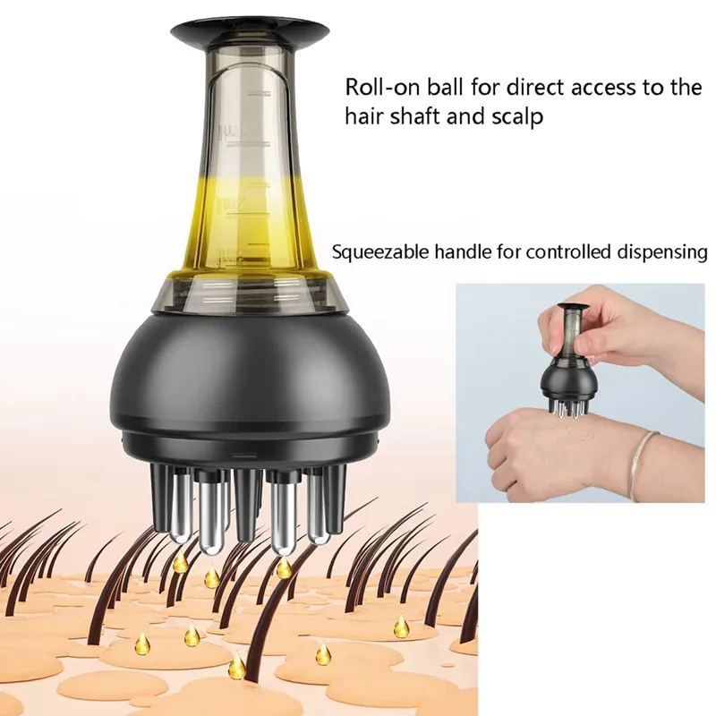 Scalp Applicator Comb With Liquid Dispenser Massaging Tool For Hair ...