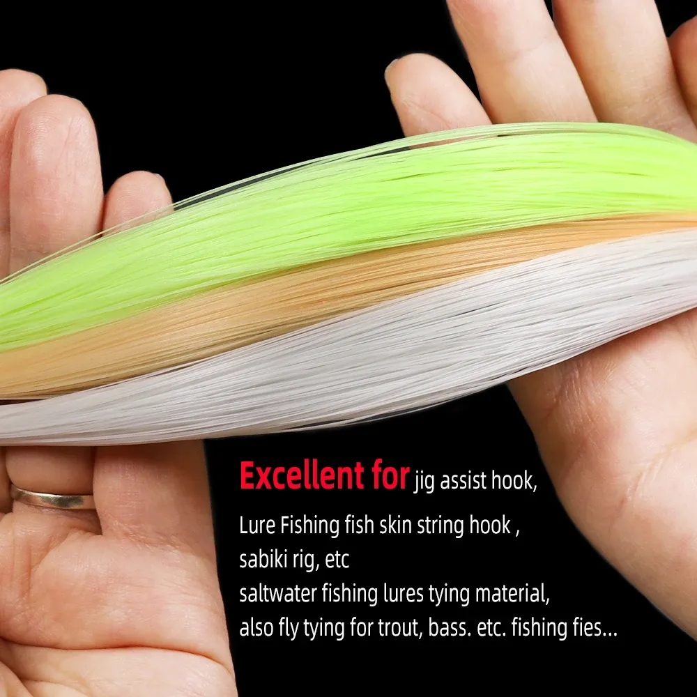 DHgate.com:2024Luminous Tinsel Fly Tying Thread, Fluorescent Fishing ...