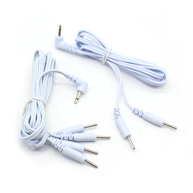 2 Pin & 4 Pin 2.5mm Plug Type Electrode Cable Line Wire For TENS Units ...