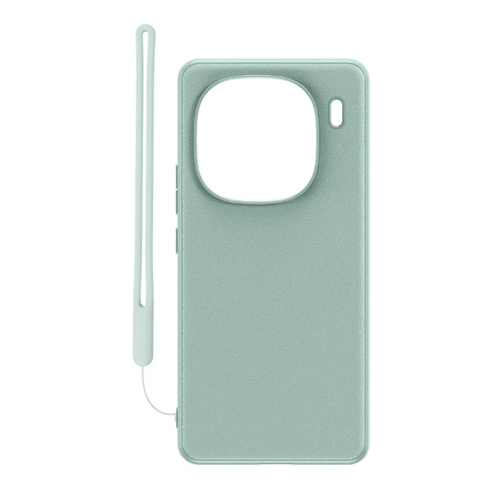 2024iQOO 12 Pro Case with Lanyard, Genuine Leather and PC+TPU Hybrid ...