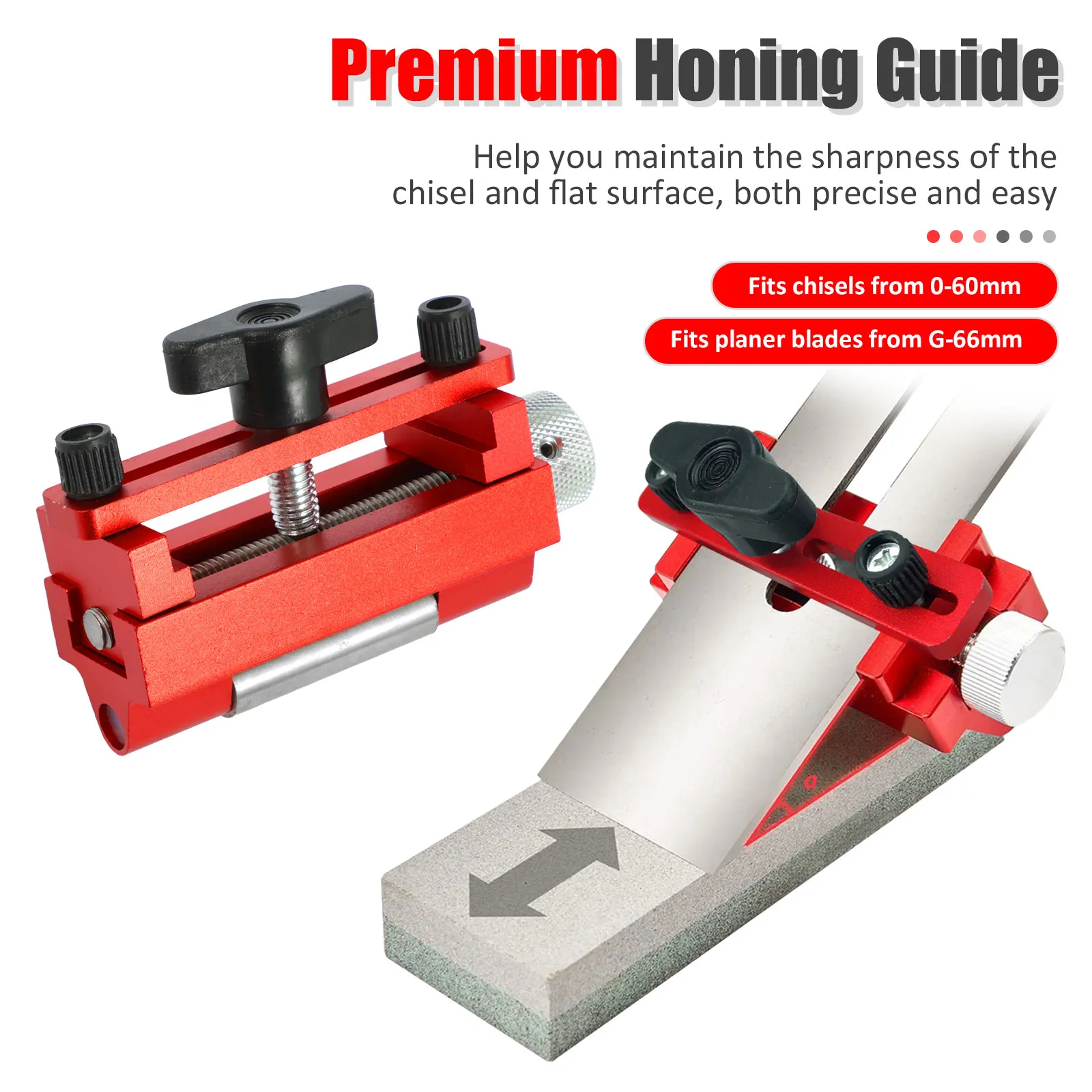T50 Fixed Angle Sharpening Guide for Sharpening Blade, Chisel, and ...