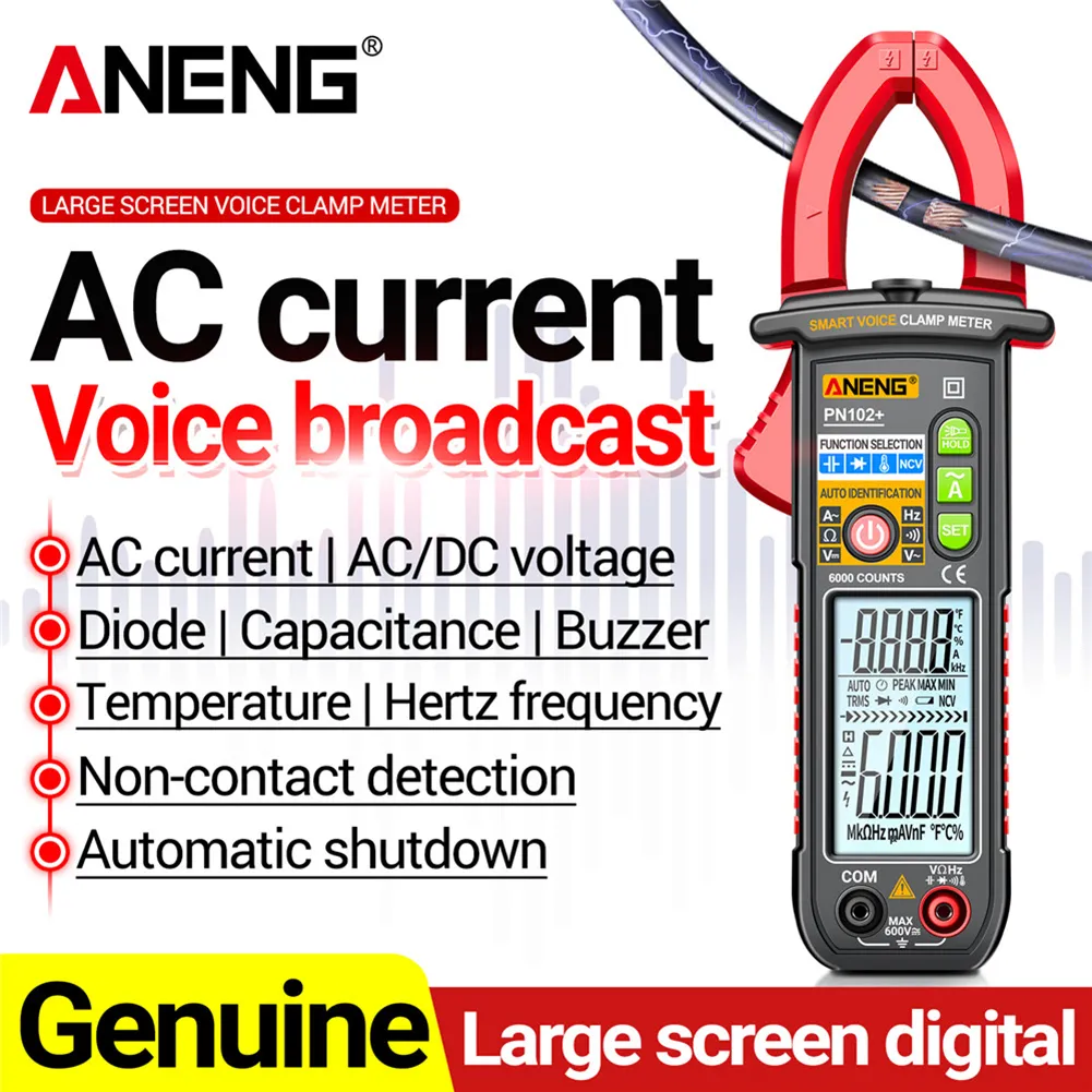 Digital Clamp Multimeters 6000 Counts Auto Ranging... From Ddmyfeb, $41 ...