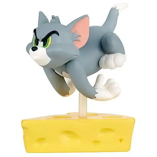 Anime Figurines: Collectible Cheese Scene Decor Set, 4 PVC Miniature ...