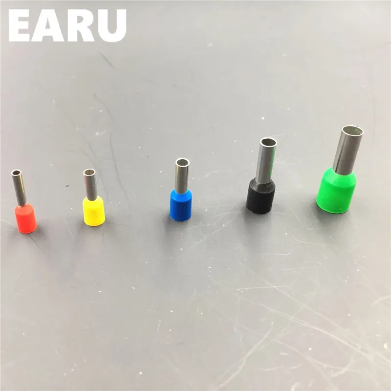 E10-18 Tube Insulated Crimp Terminal Connectors Kit, 10MM2 7AWG, 1000 ...