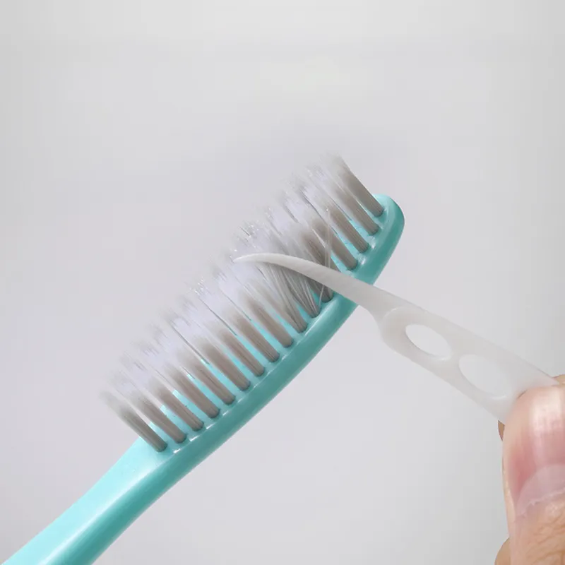 Extra Hard Large Brush Head Manual Toothbrush with Firm Bristles for ...
