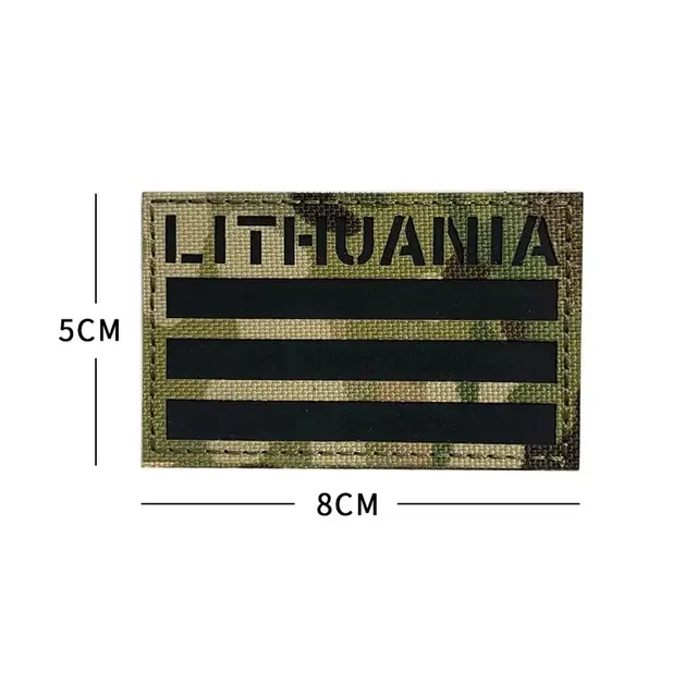 DHgate.com:Lithuanian Flag Embroidered Patches, Multicam IR Reflective ...