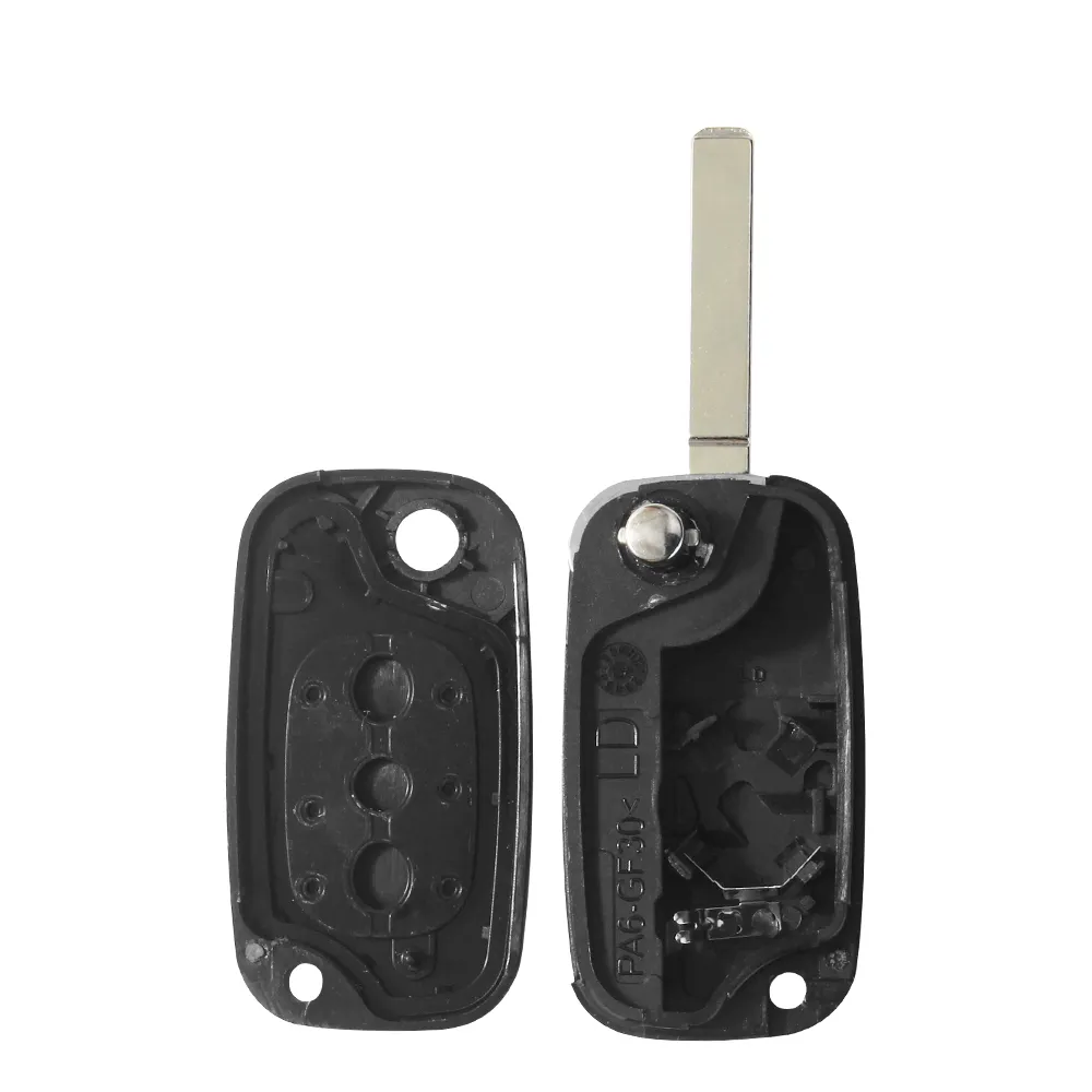 DHgate.com:Flippable 2/3 Buttons Car Key Shell with NE73/VA2/HU83 Blade ...