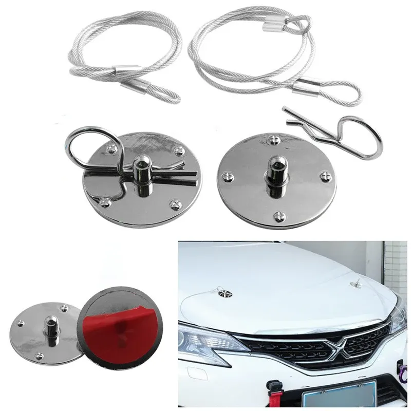 Universal Titanium Alloy Quick Release Car Bonnet Hood Lock Pin Kit ...