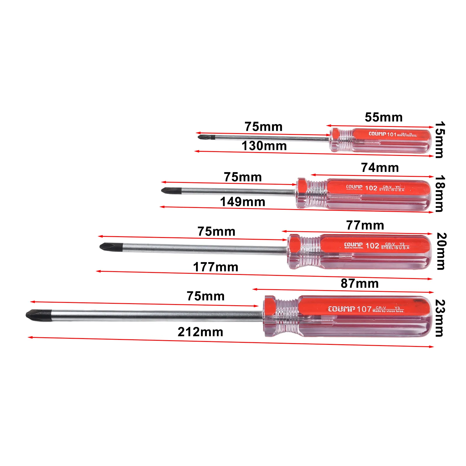 DHgate.com:4-Piece Y-Shaped Screwdriver Set Non-Slip Magnetic Tri-Wing ...