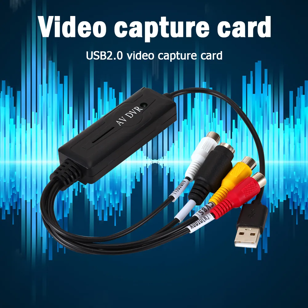USB Video Capture Card - RCA to PC Converter, VHS to DVD Converter for ...