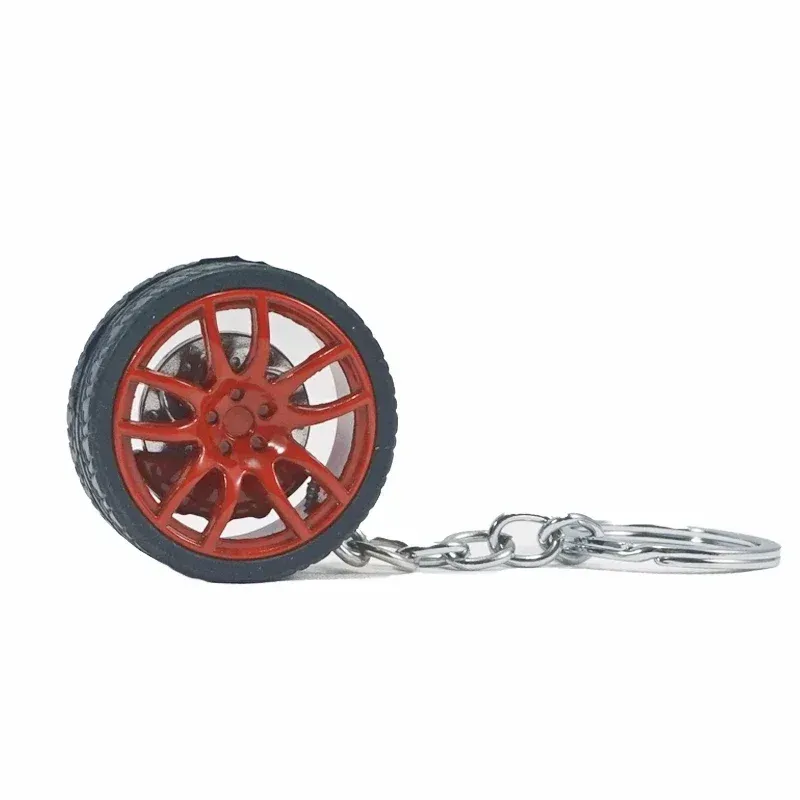 DHgate.com:Car Wheel Turbo Keychain: Alloy Keyring with Rotating Brake ...