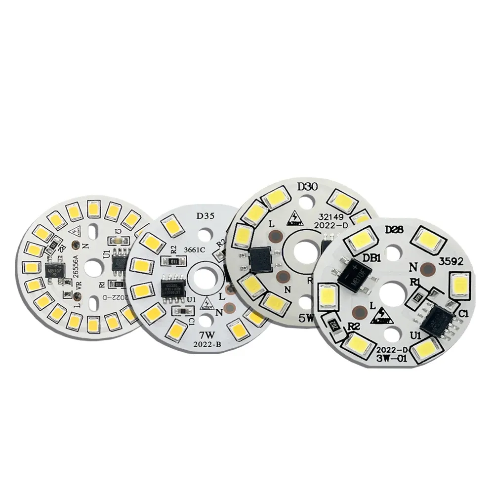 90LM/W SMD 2835 Round LED Light Beads - Energy Saving AC 220-240V ...