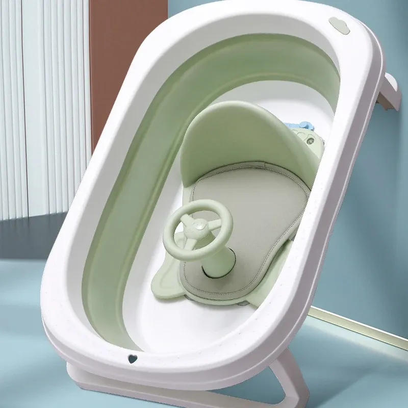 Baby Bath Seat with Anti-Slip Mat - Safe & Comfortable Newborn Bathing ...