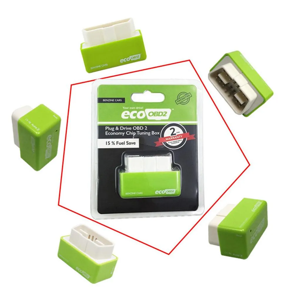 OBD2 Tuning Box Chip 2-Pack Fuel Saver Chip Tuning Box - OBD2 Plug ...