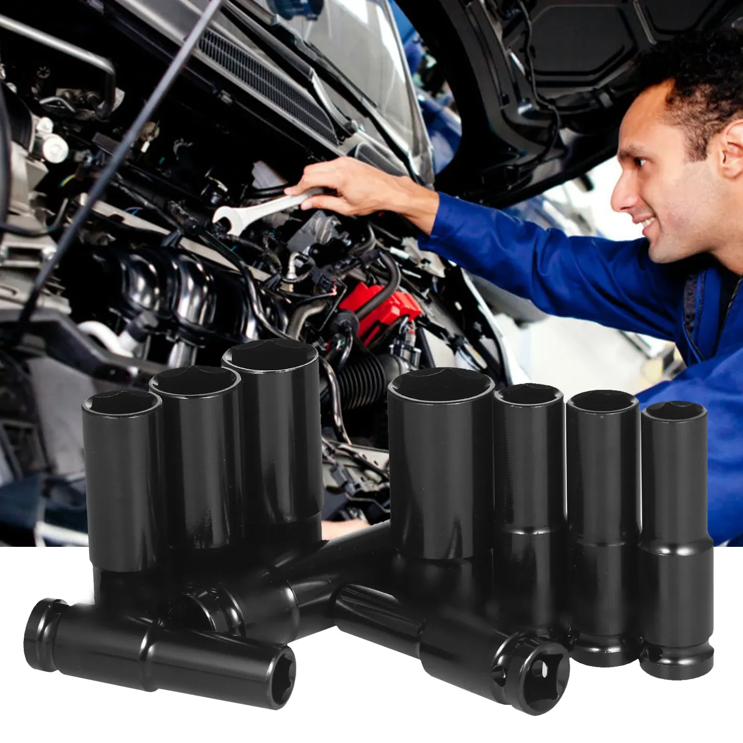 DHgate.com:10pcs 1/2" Impact Socket Set - Universal Deep Metric Drive ...