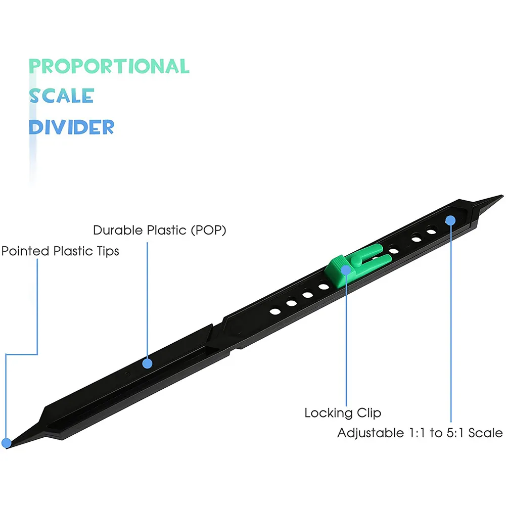 25.4cm Scale Divider Drawing Tool Proportional... From Ddmyday, $20.73 ...