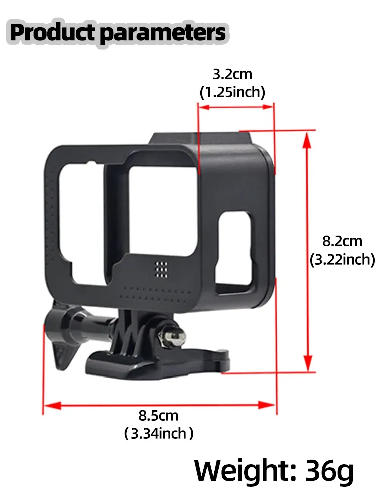DHgate.com:GoPro Frame Mount Housing Case with Hot Shoe Interface ...