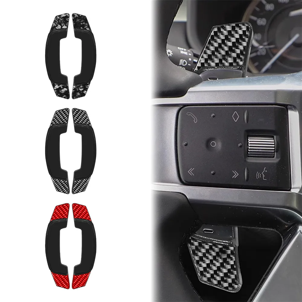 Enhance Your Ride With Carbon Steering Wheel Cover Center Control ...