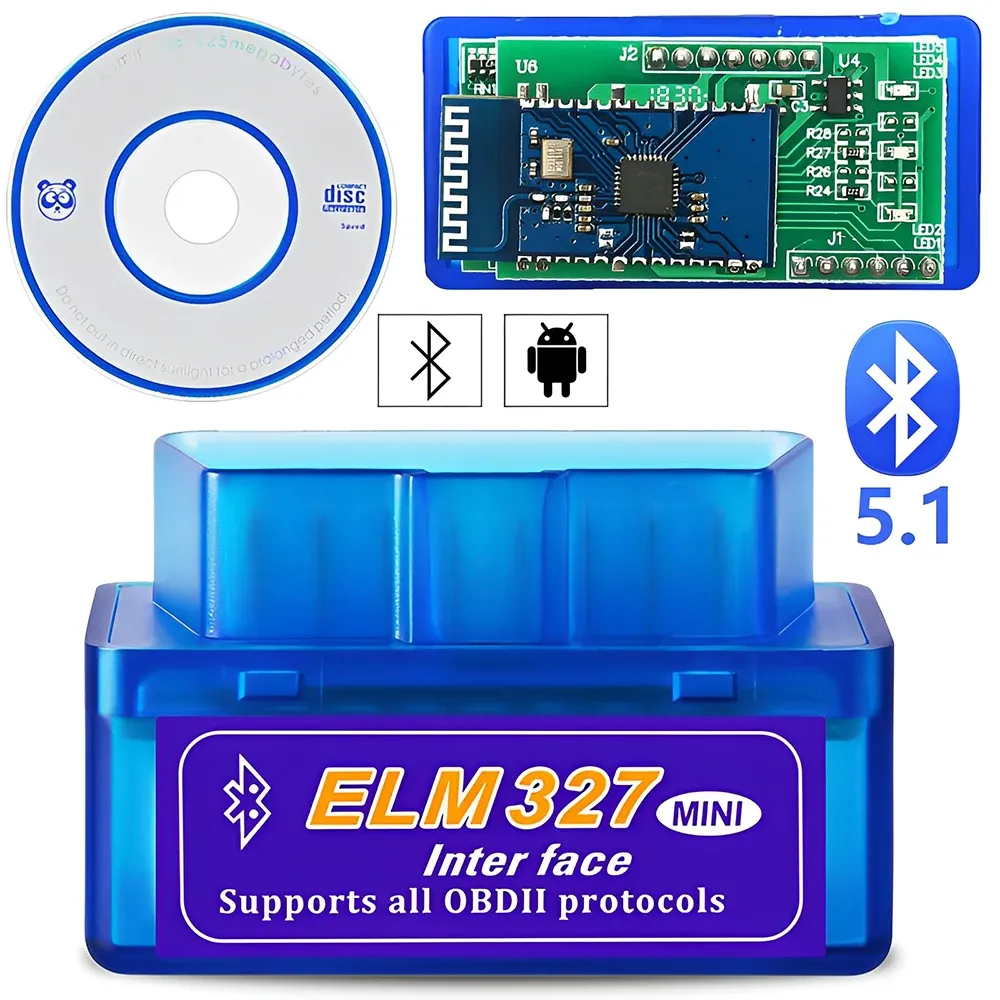 BT OBD2 Scanner Super Mini Elm327 V2.1 Bluetooth Car Diagnostic Tool ...