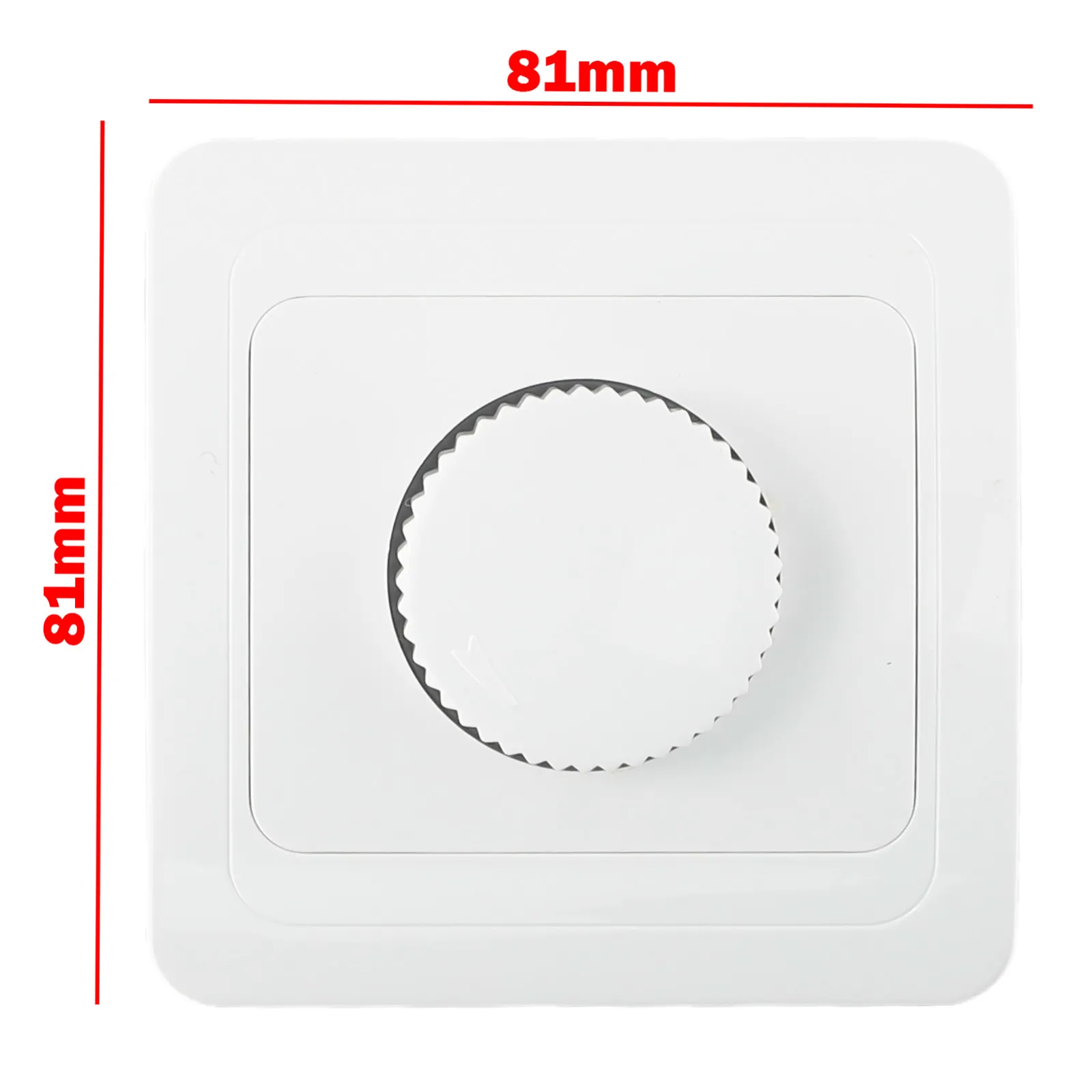 DHgate.com:Trailing Edge Rotary Dimmer, 81x81mm, White ABS, EU Standard ...