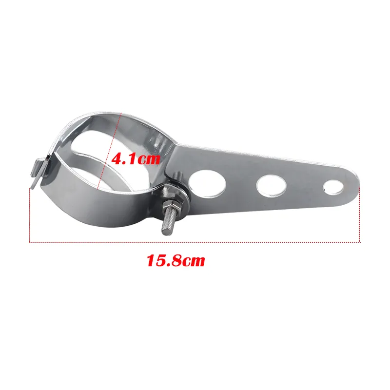 Motorcycle Headlight Holder LED Spot Light Mount Bracket Clamp for ...