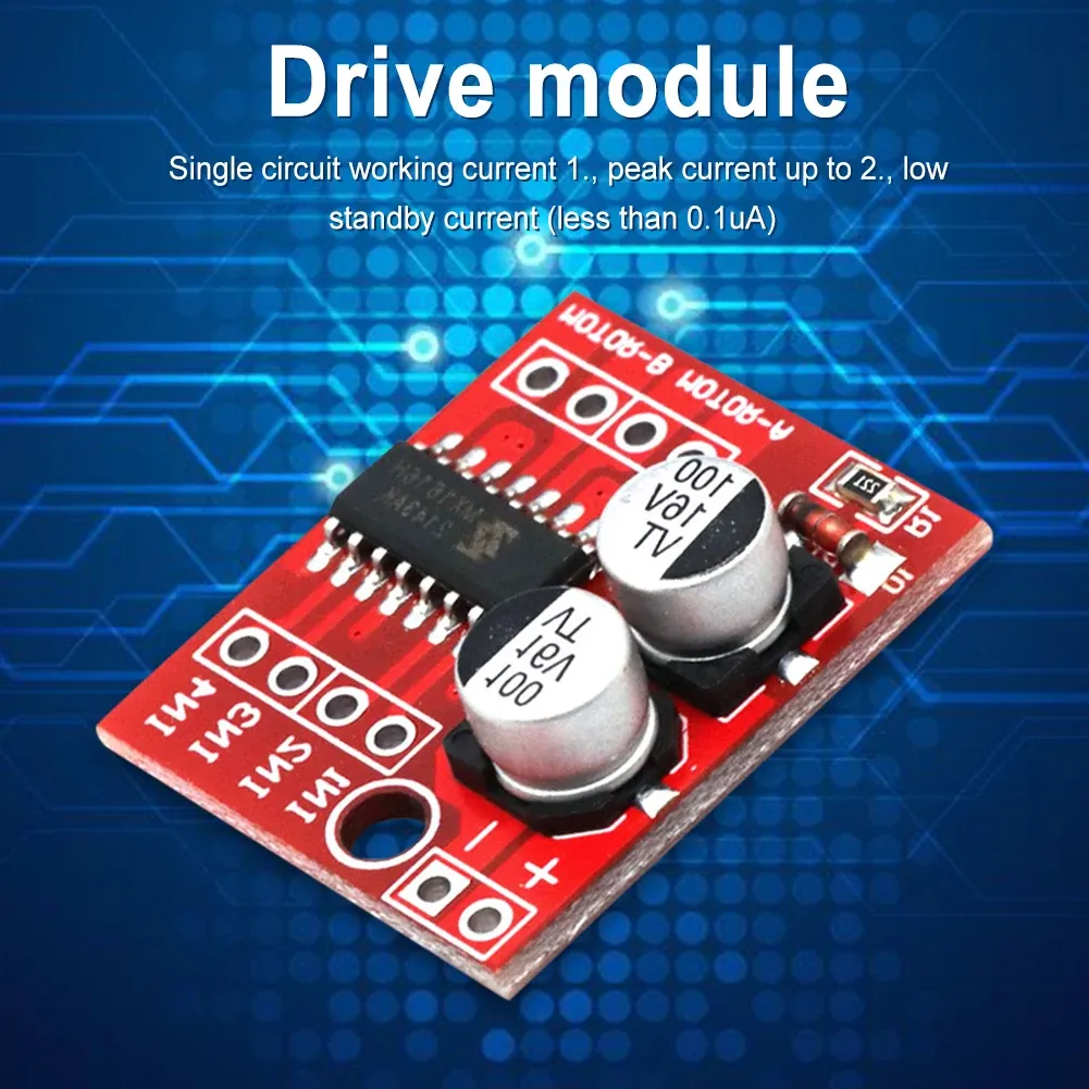 1 L298N 2 Way DC Motor Driver Module DC 2V 10V 1.5A Driver Board Module ...