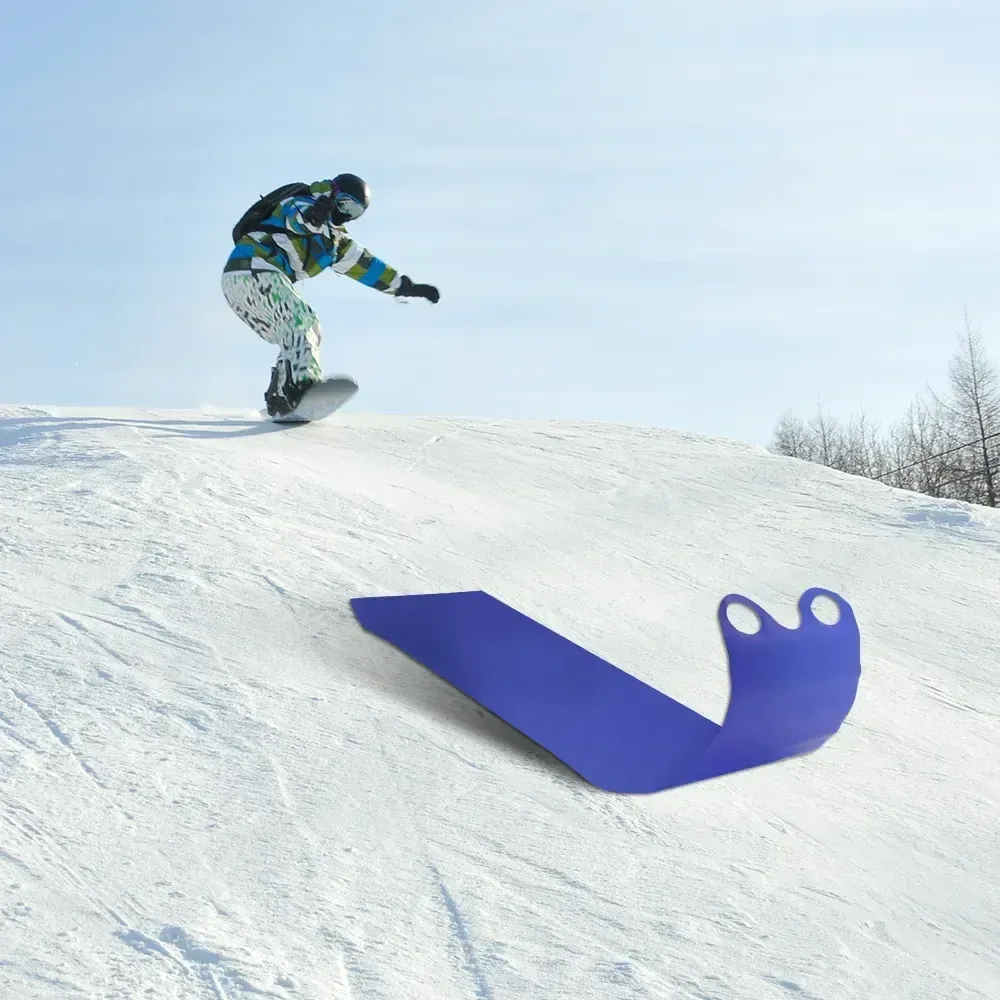 Foldable Winter Sleigh - Portable Skiing Sledge, Lightweight Roll-Up ...