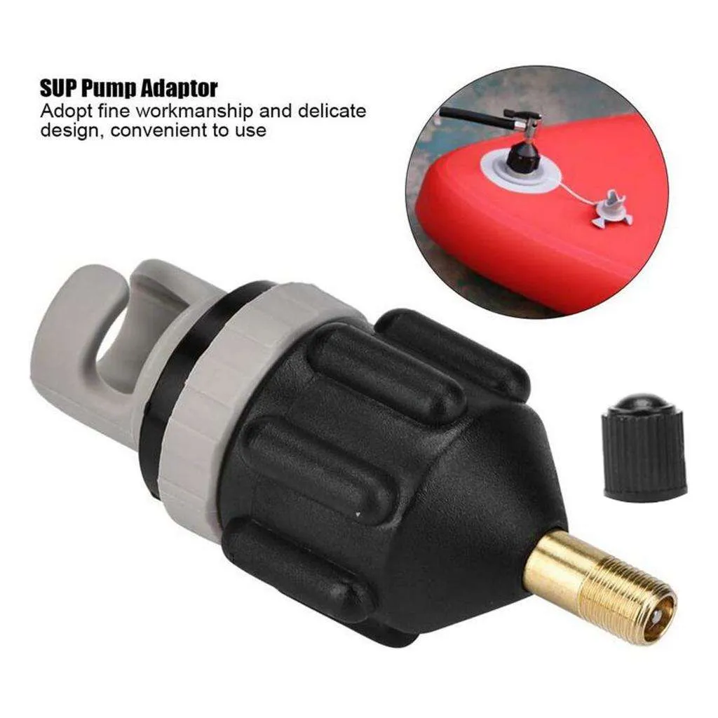 Inflatable Boat Pump Adaptor Compressor Air Valve Converter Airbed Pool ...